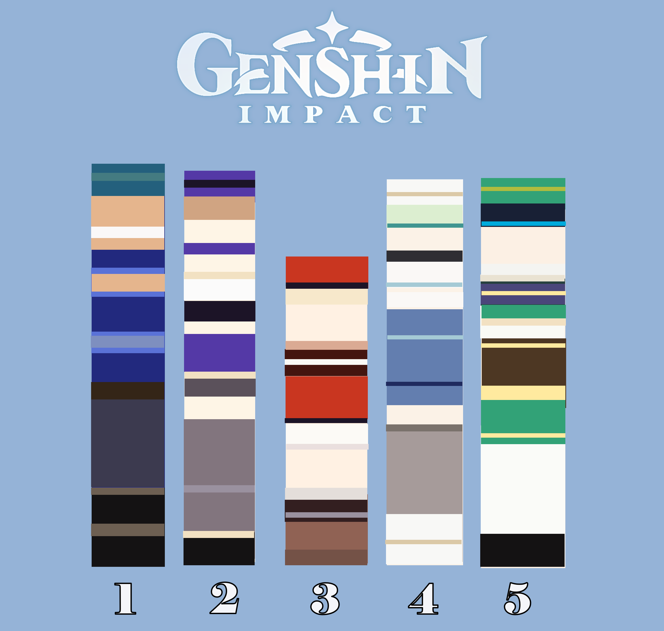 Genshin Impact Color Palette Quiz