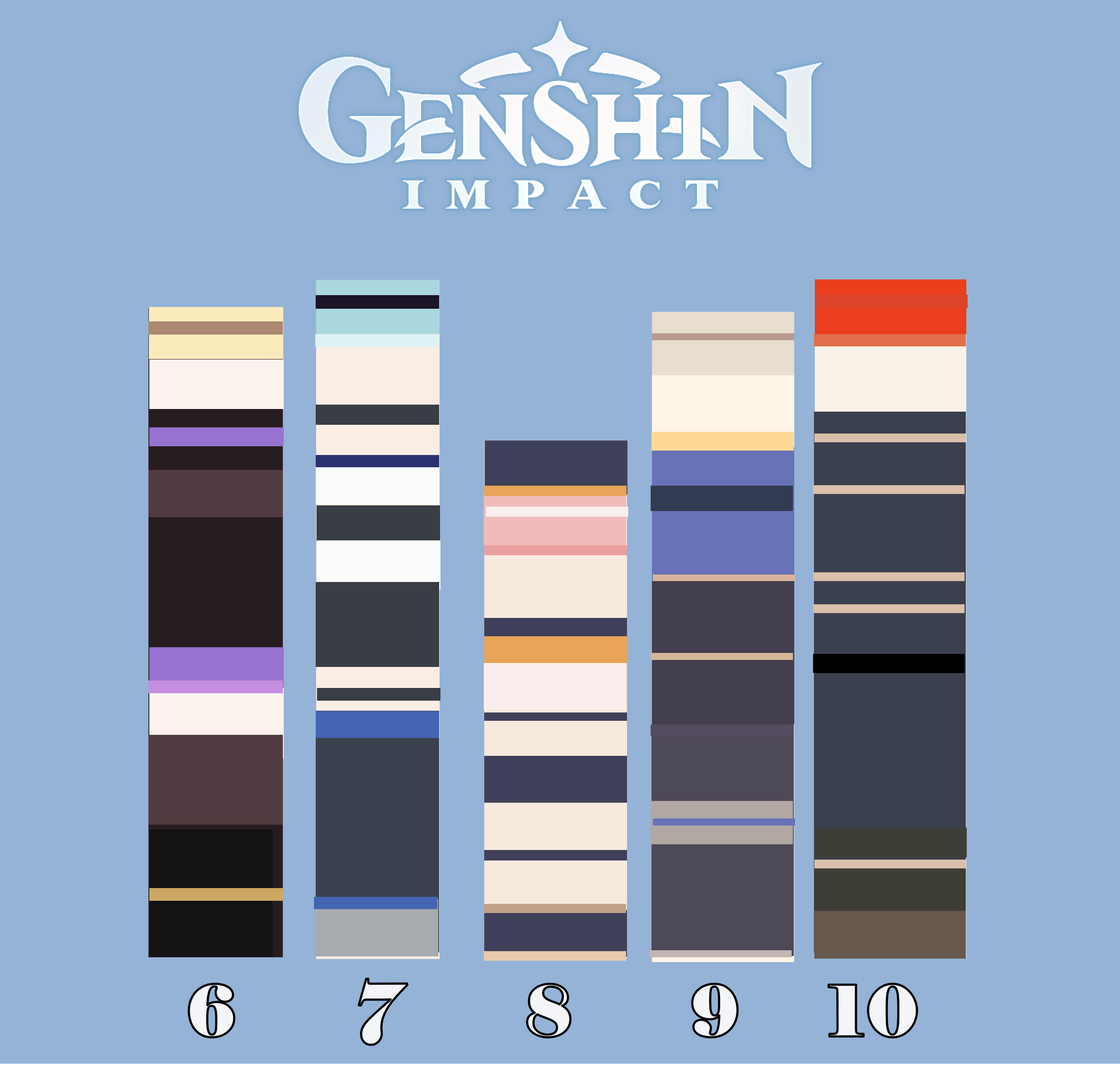 Genshin Impact Color Palette Quiz