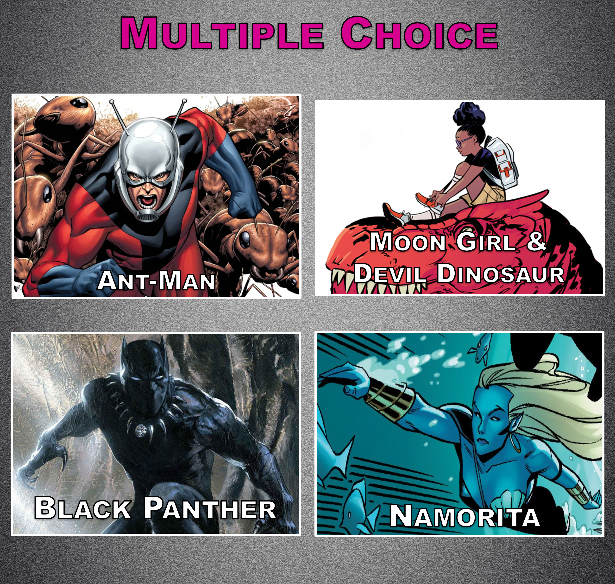Fantastic Four Quiz Answers