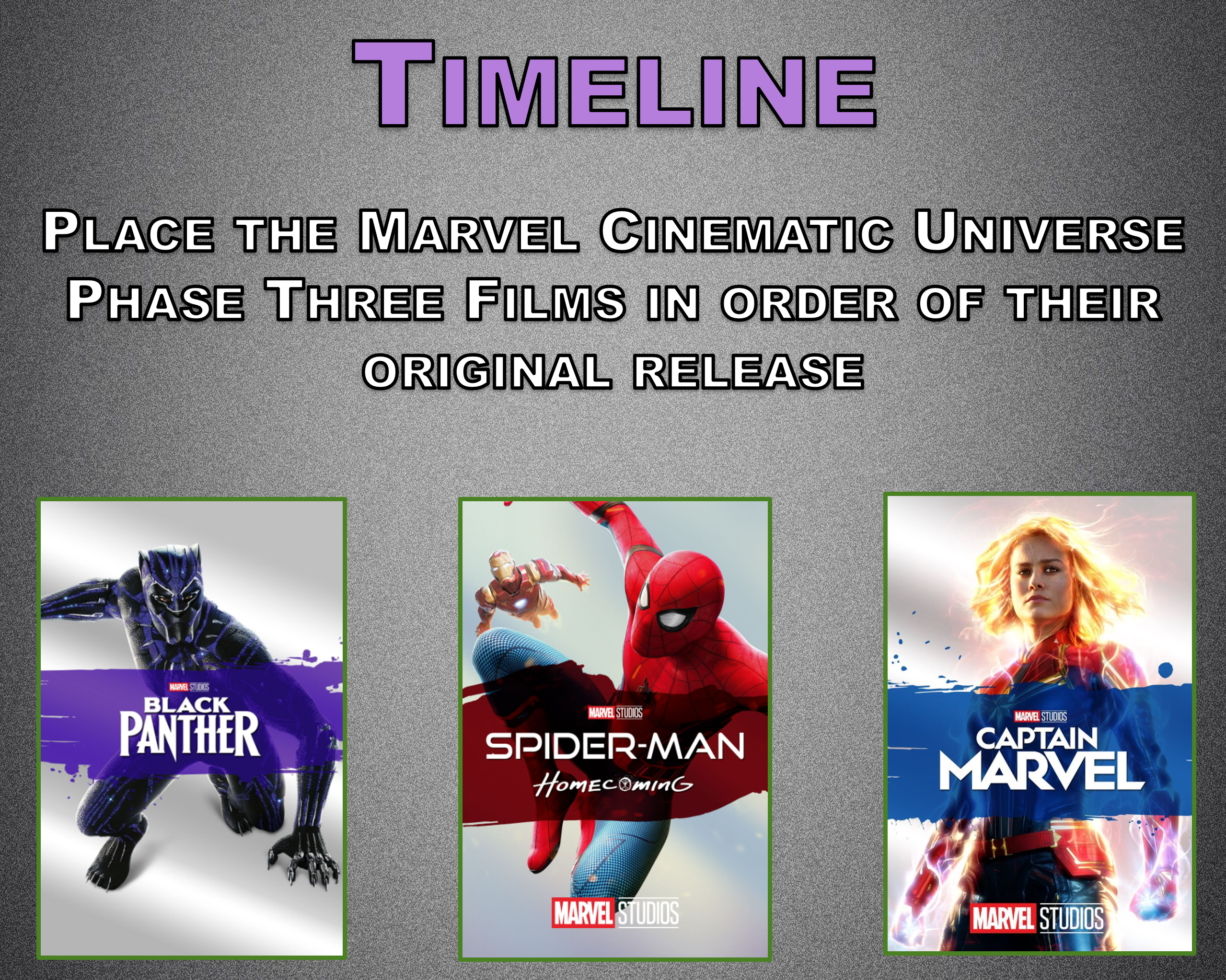 MCU Phase Three Timeline Quiz