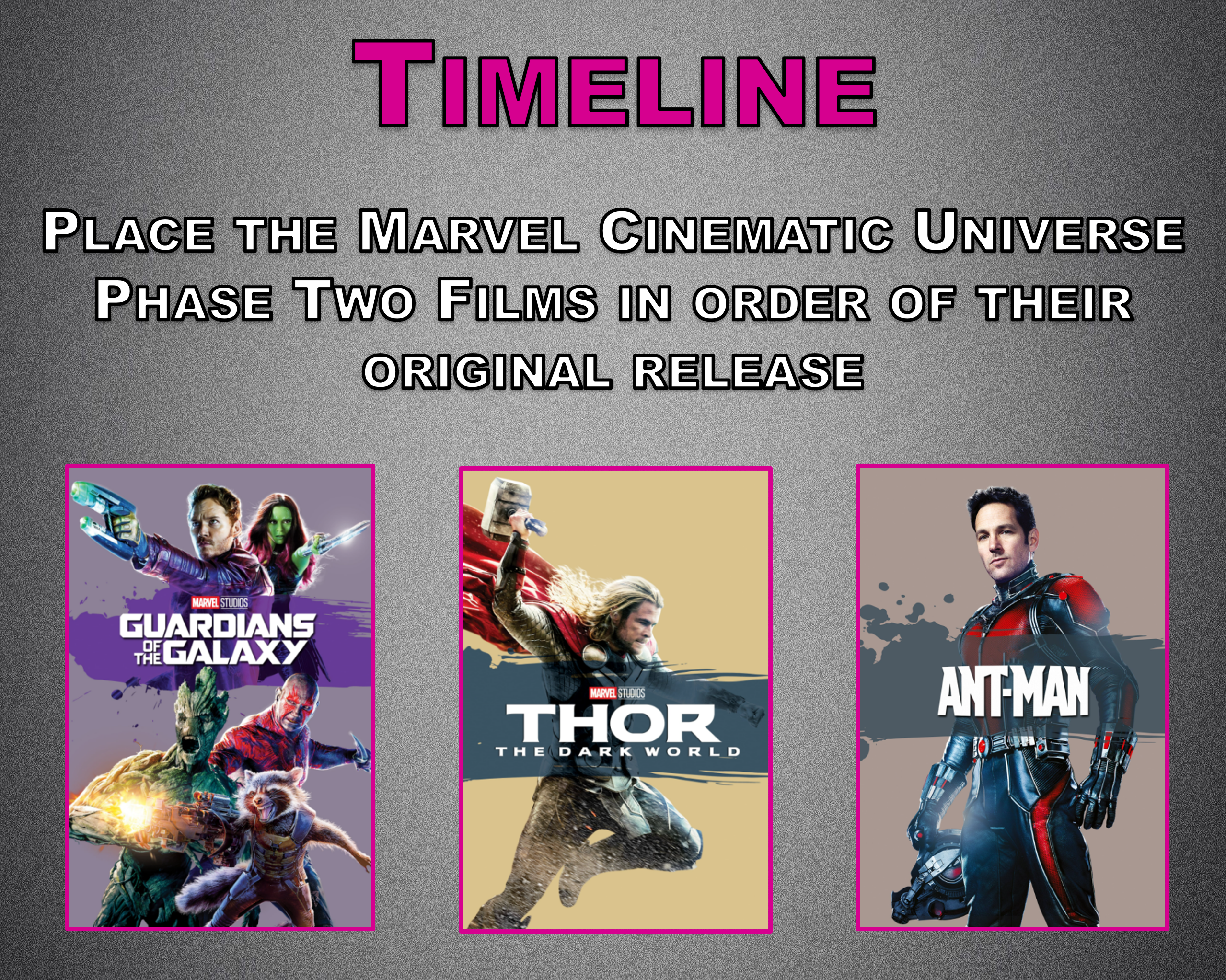 MCU Phase Two Timeline Quiz