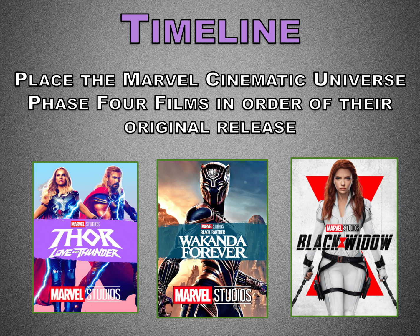 Timeline: Marvel Cinematic Universe Phase 4