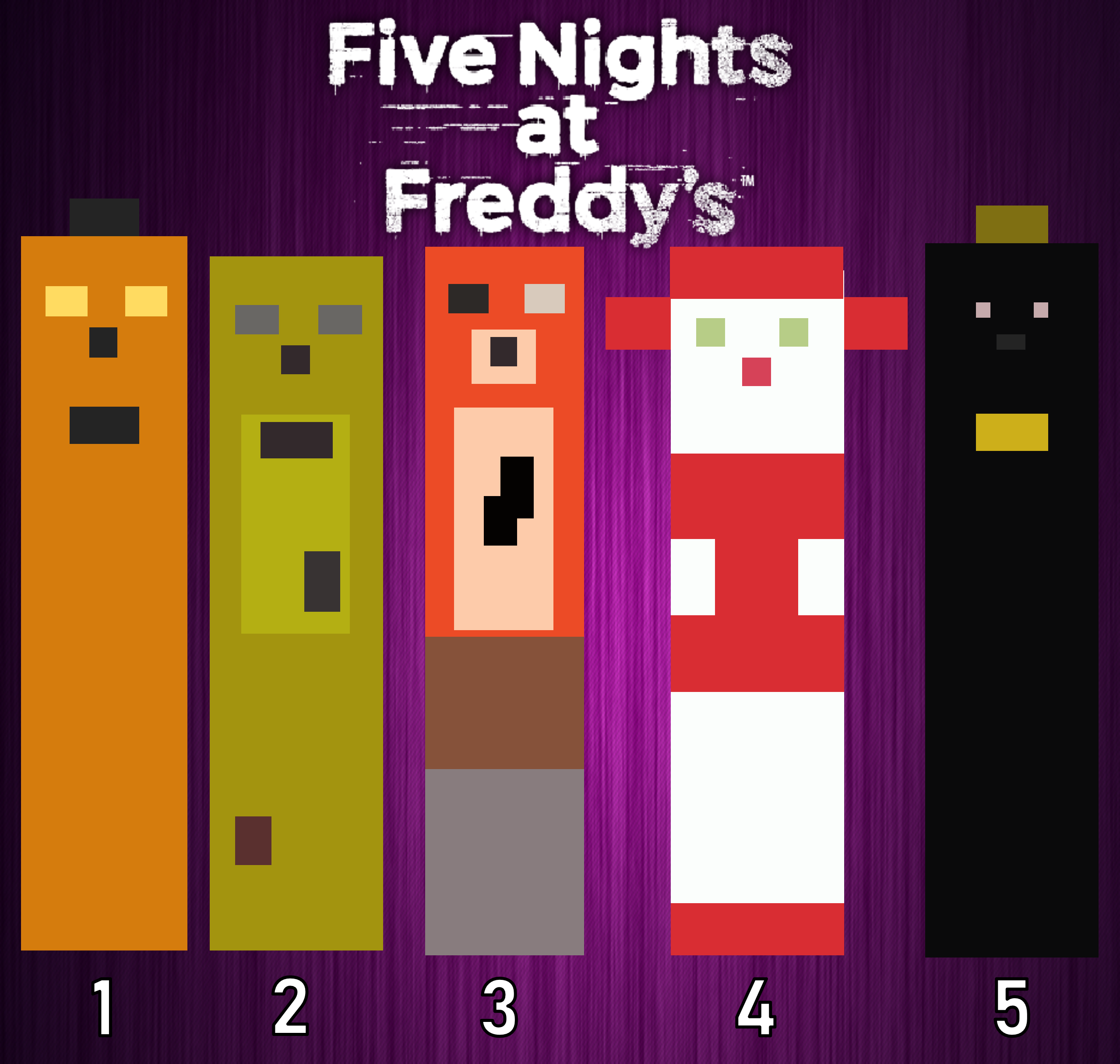 Color Palette: Five Nights at Freddy’s