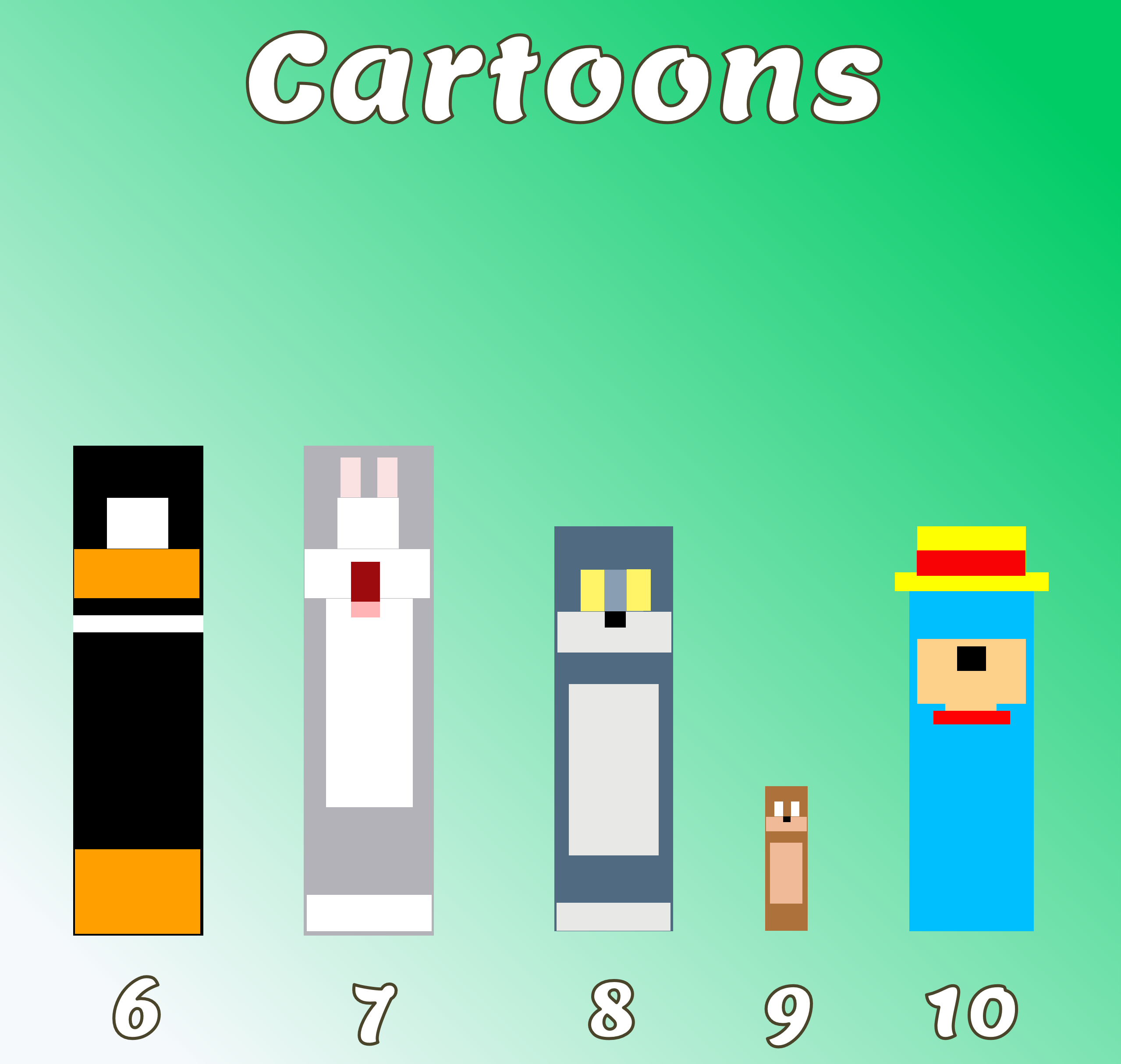 Color Palette: Cartoons 01