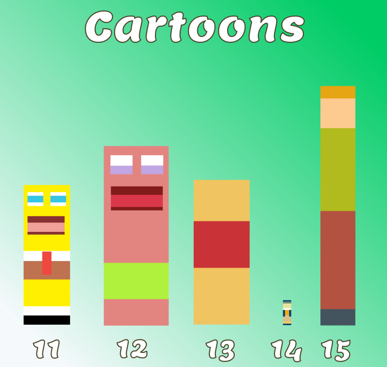 Color Palette: Cartoons 01