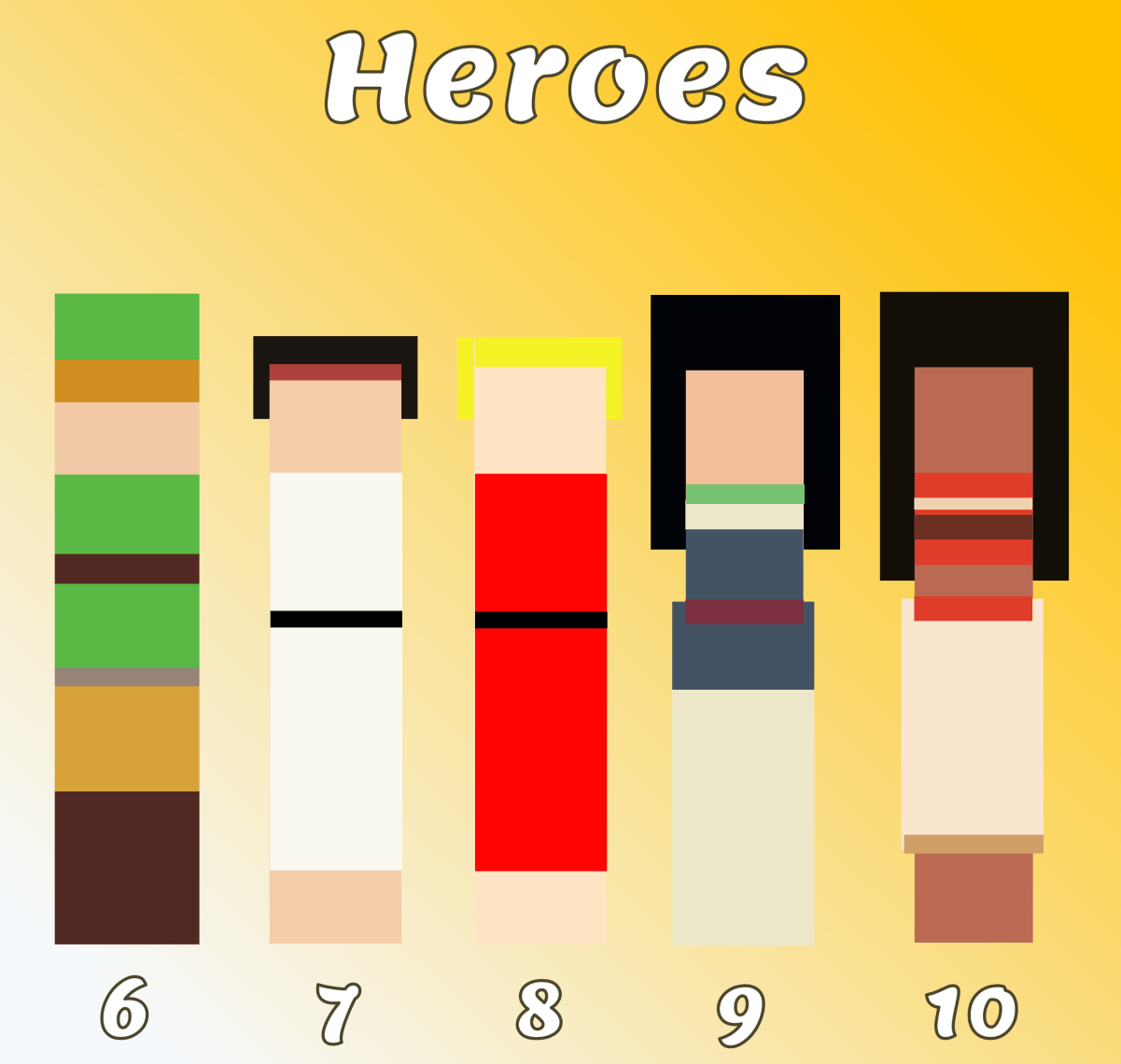 Color Palette: Heroes 01