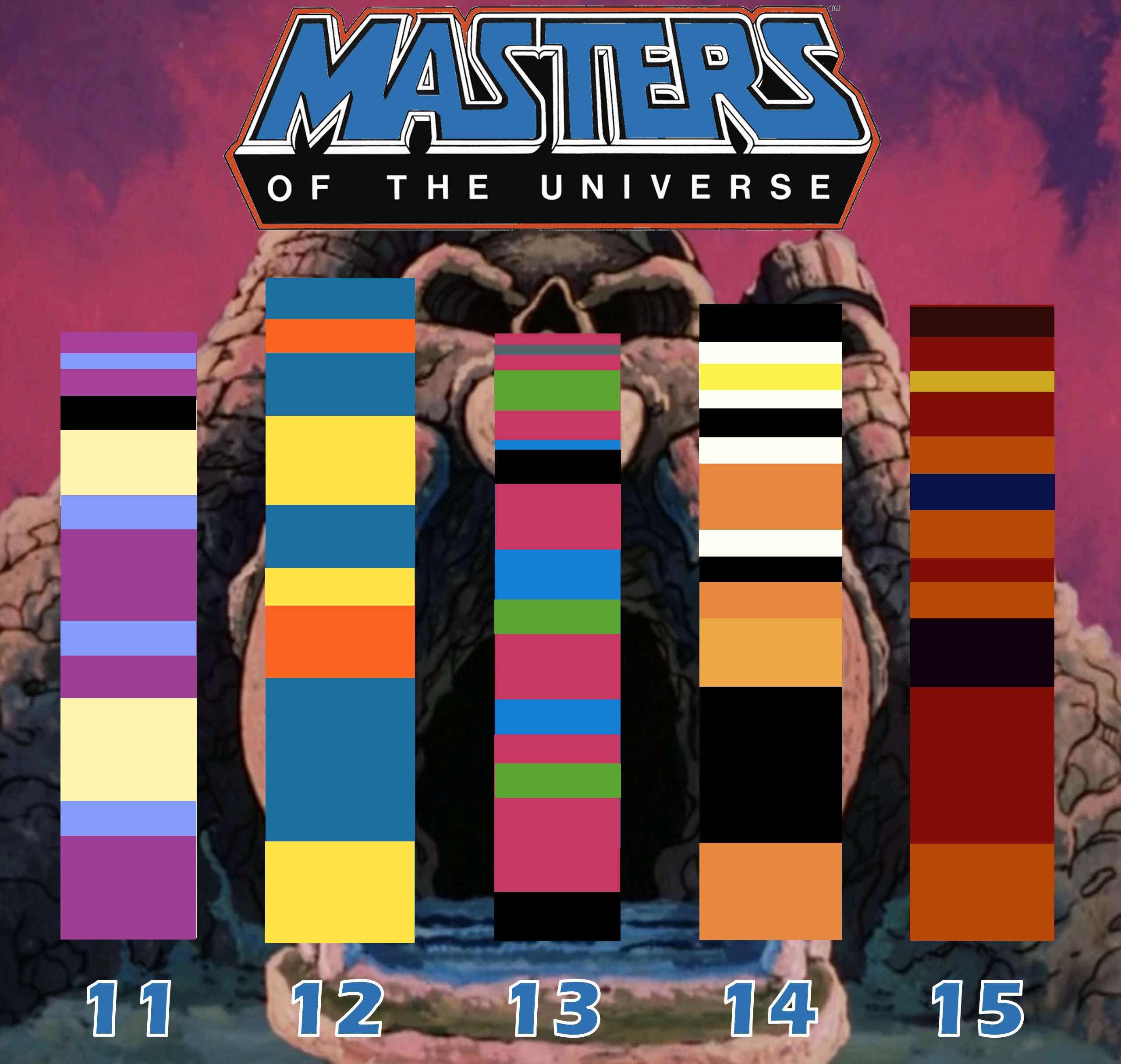 Color Palette: Masters of the Universe