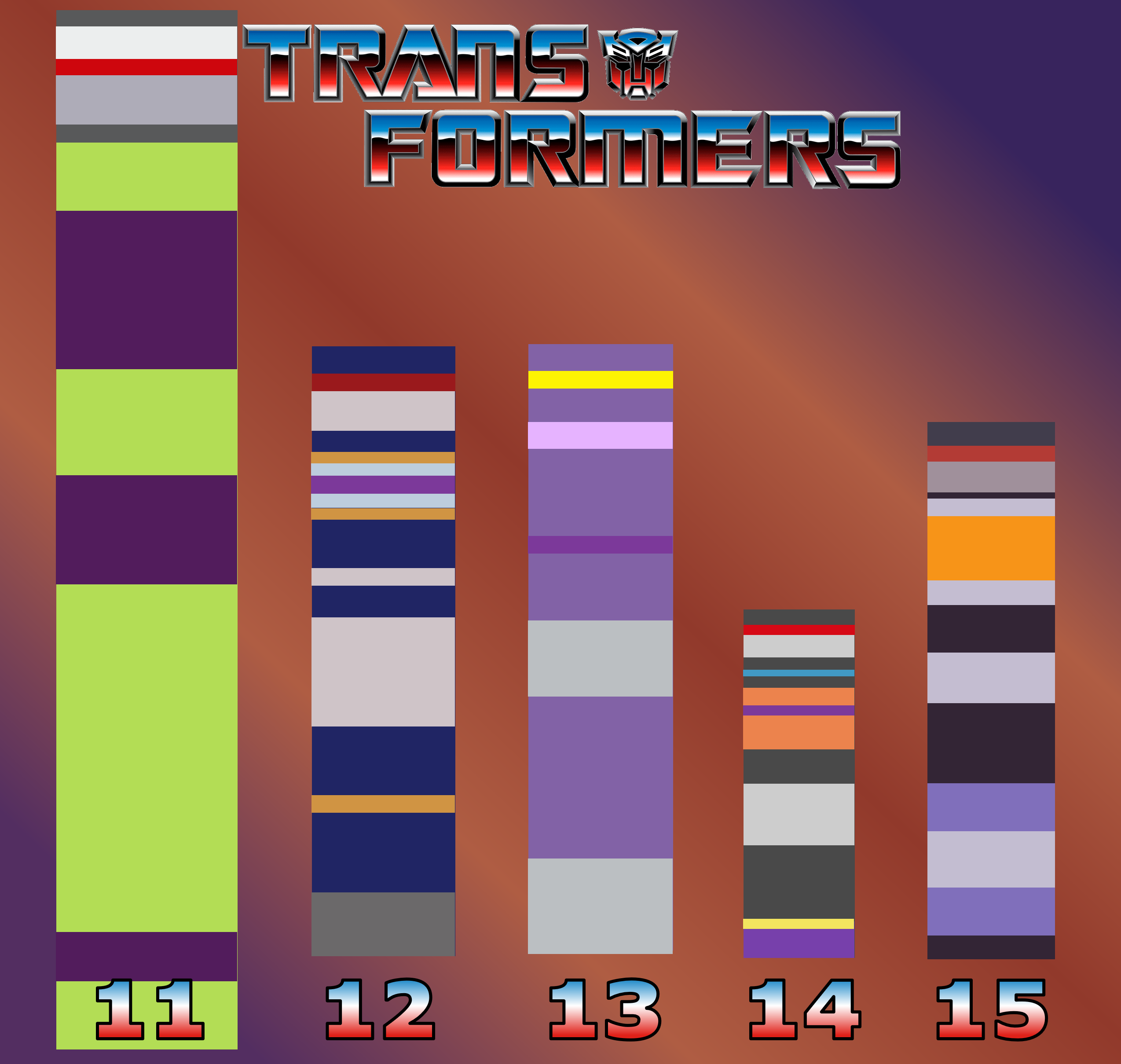 Color Palette: Transformers