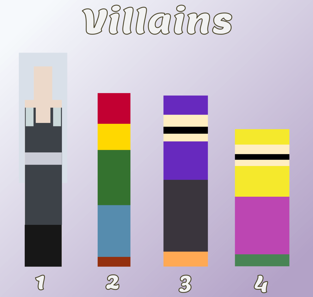 Color Palette: Villains 01