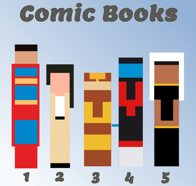 Color Palette: Comic Book Heroes