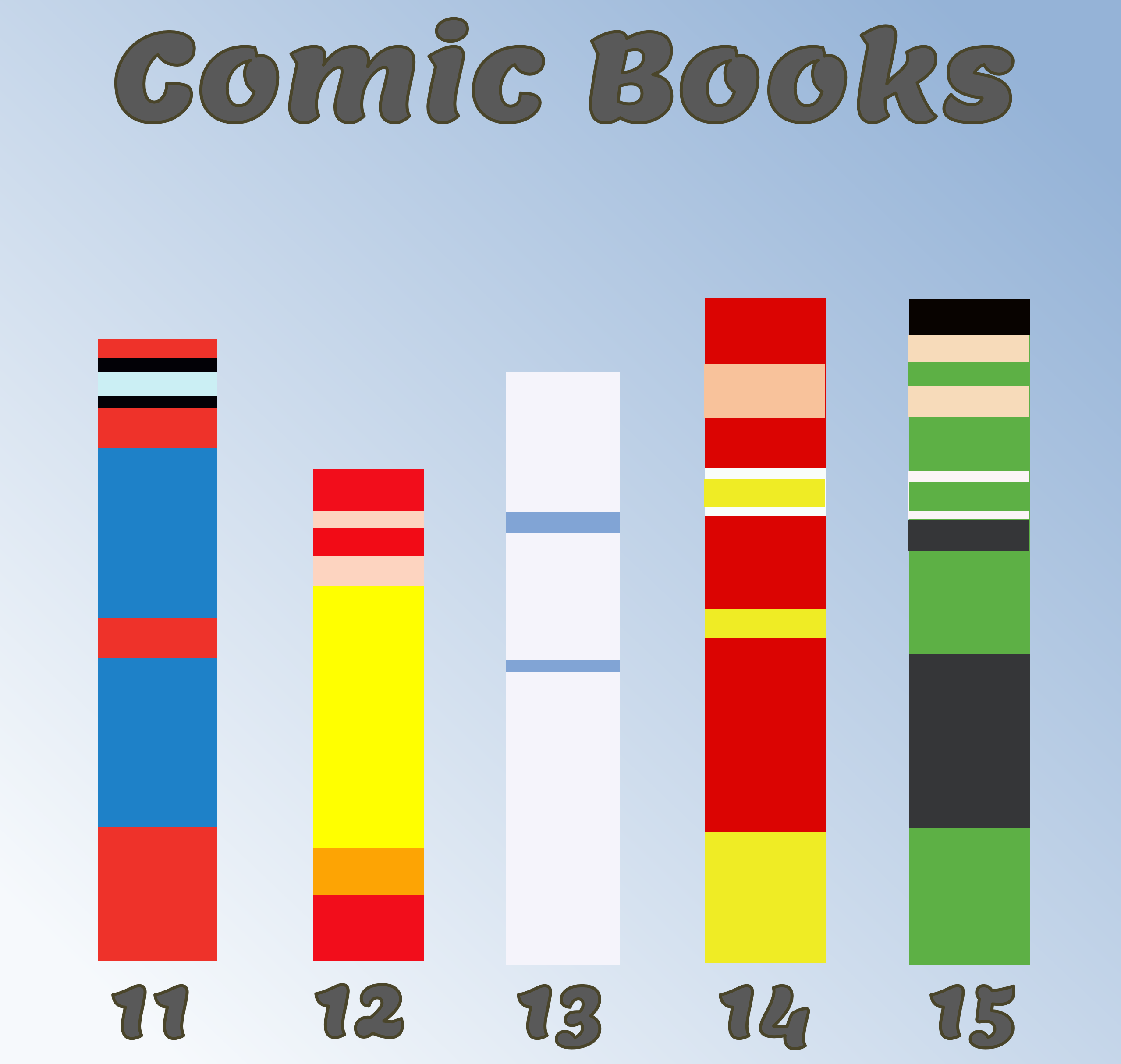 Color Palette: Comic Book Heroes