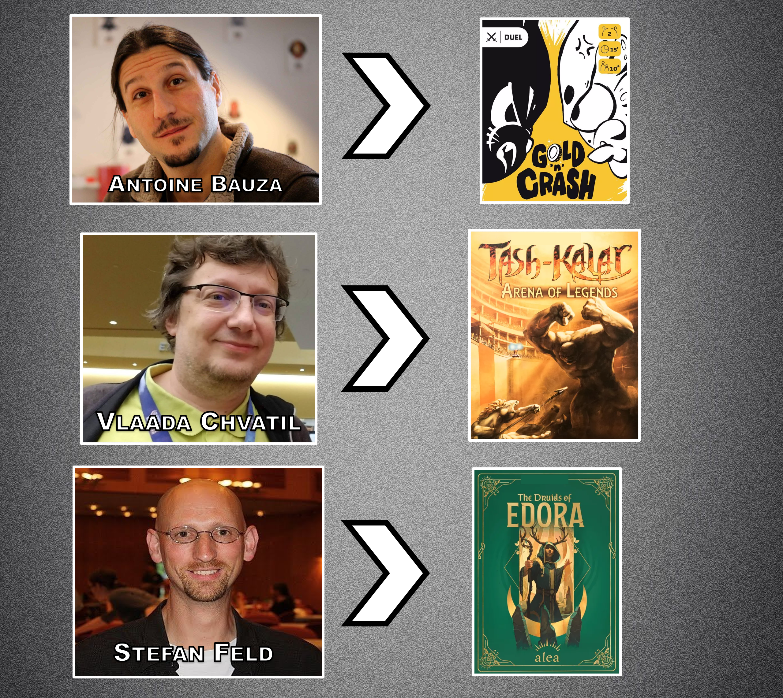 Matching: Board Game Designers Answers 01