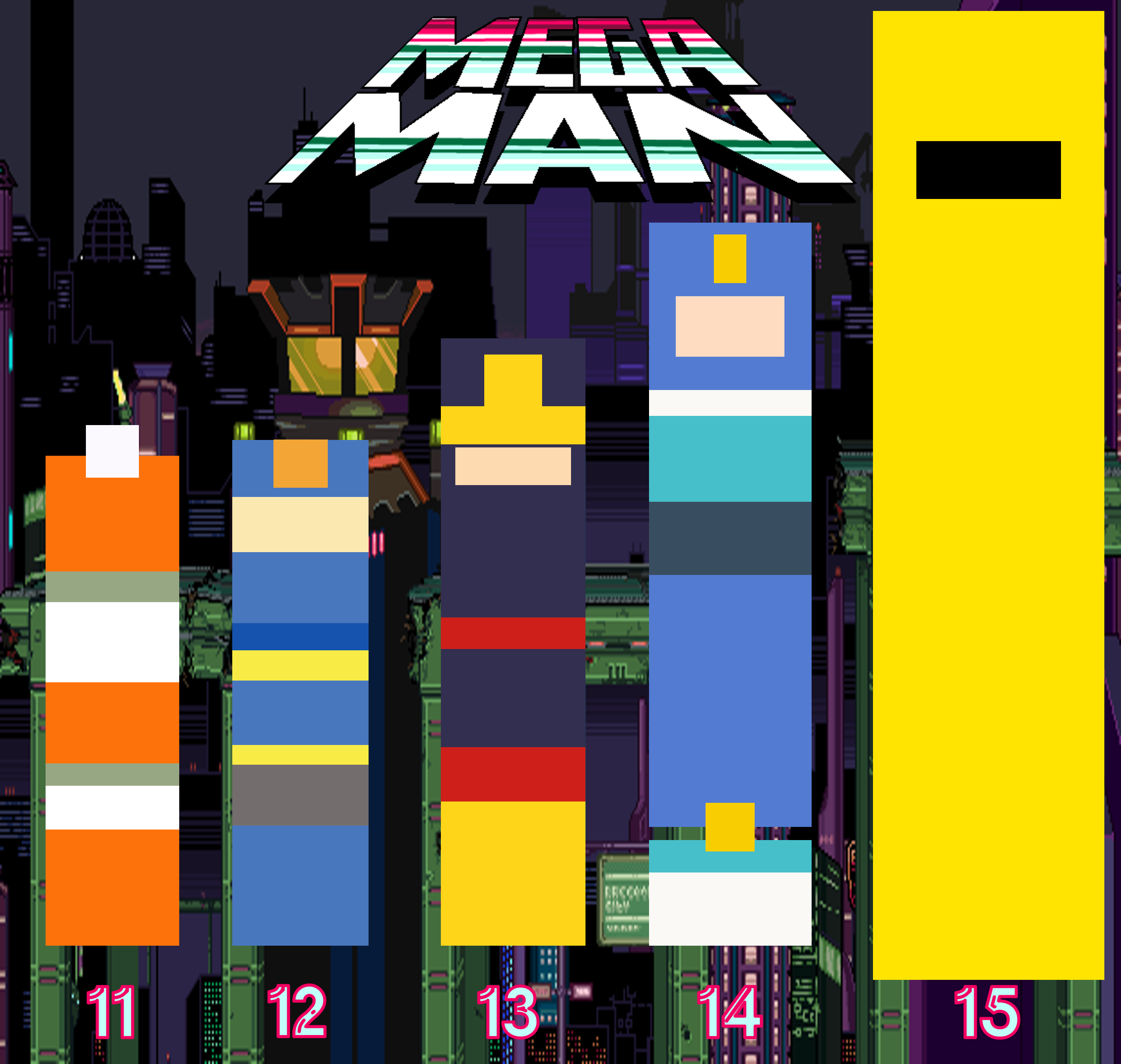 Color Palette: Mega Man 01