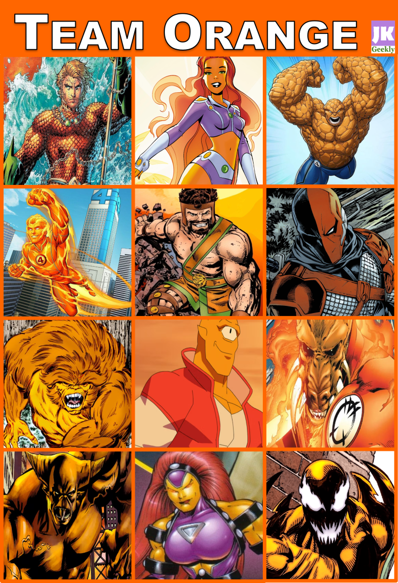 Who Wins? Team Orange or Team Green