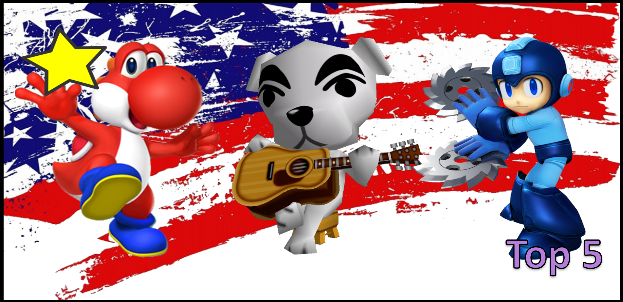 Top 5 Red, White, and Blue Video Game Characters