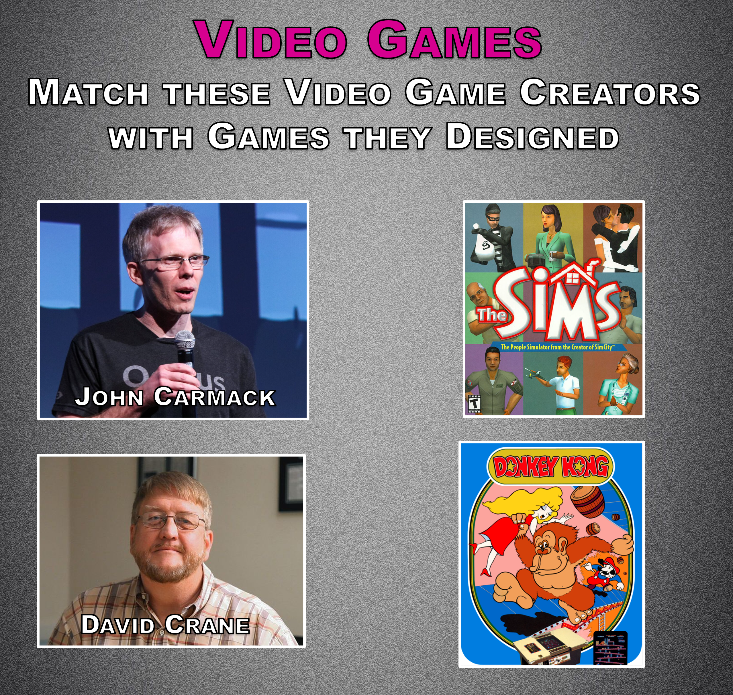 Matching: Video Game Creators 04