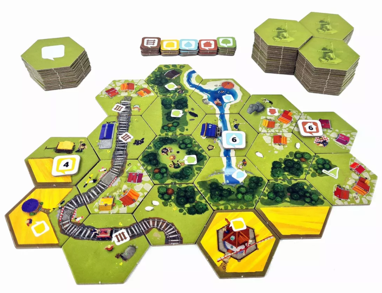Tabletop Game Review: Dorfromantik: The Board Game