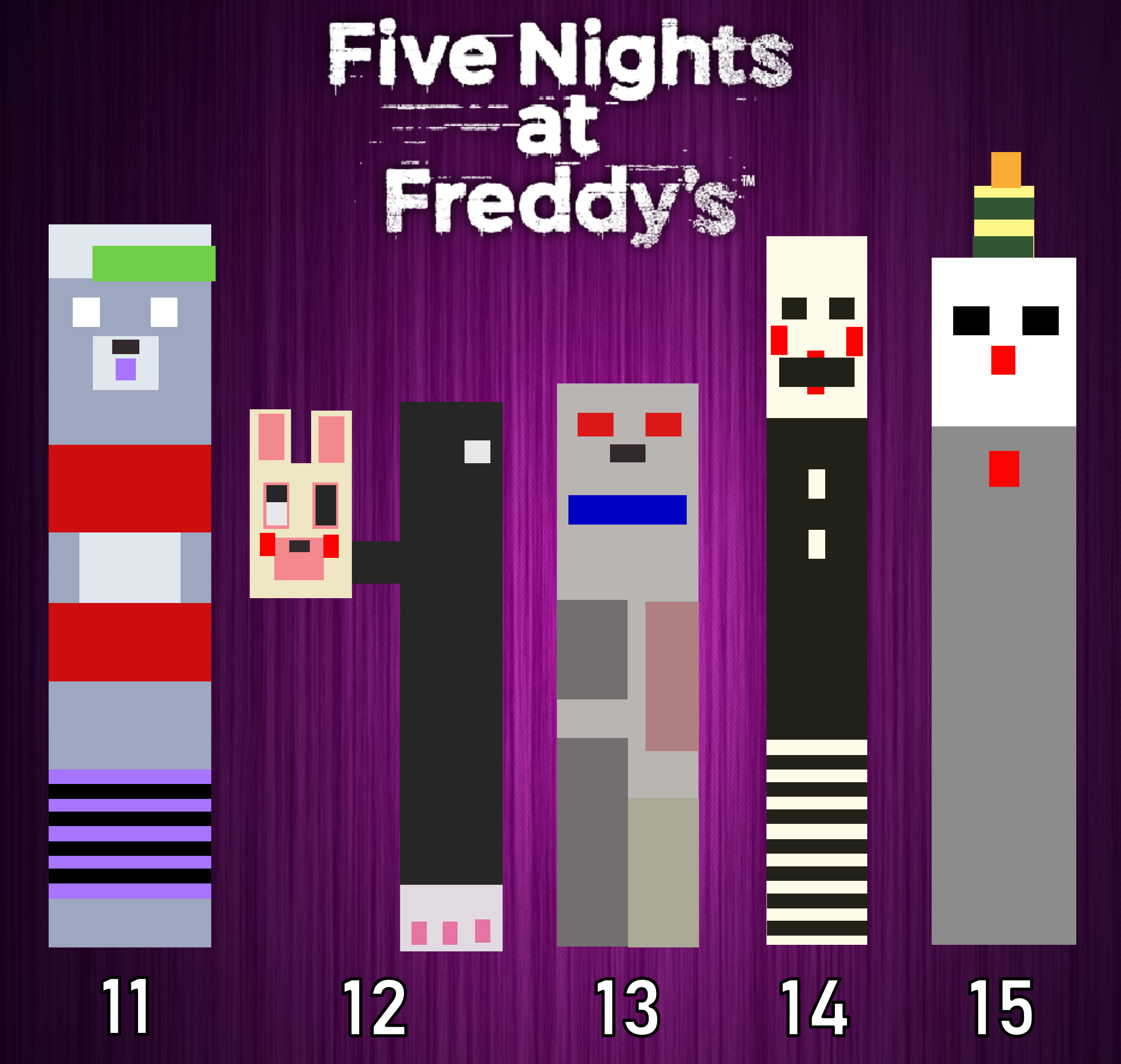 Five Nights At Freddy's Color Scheme