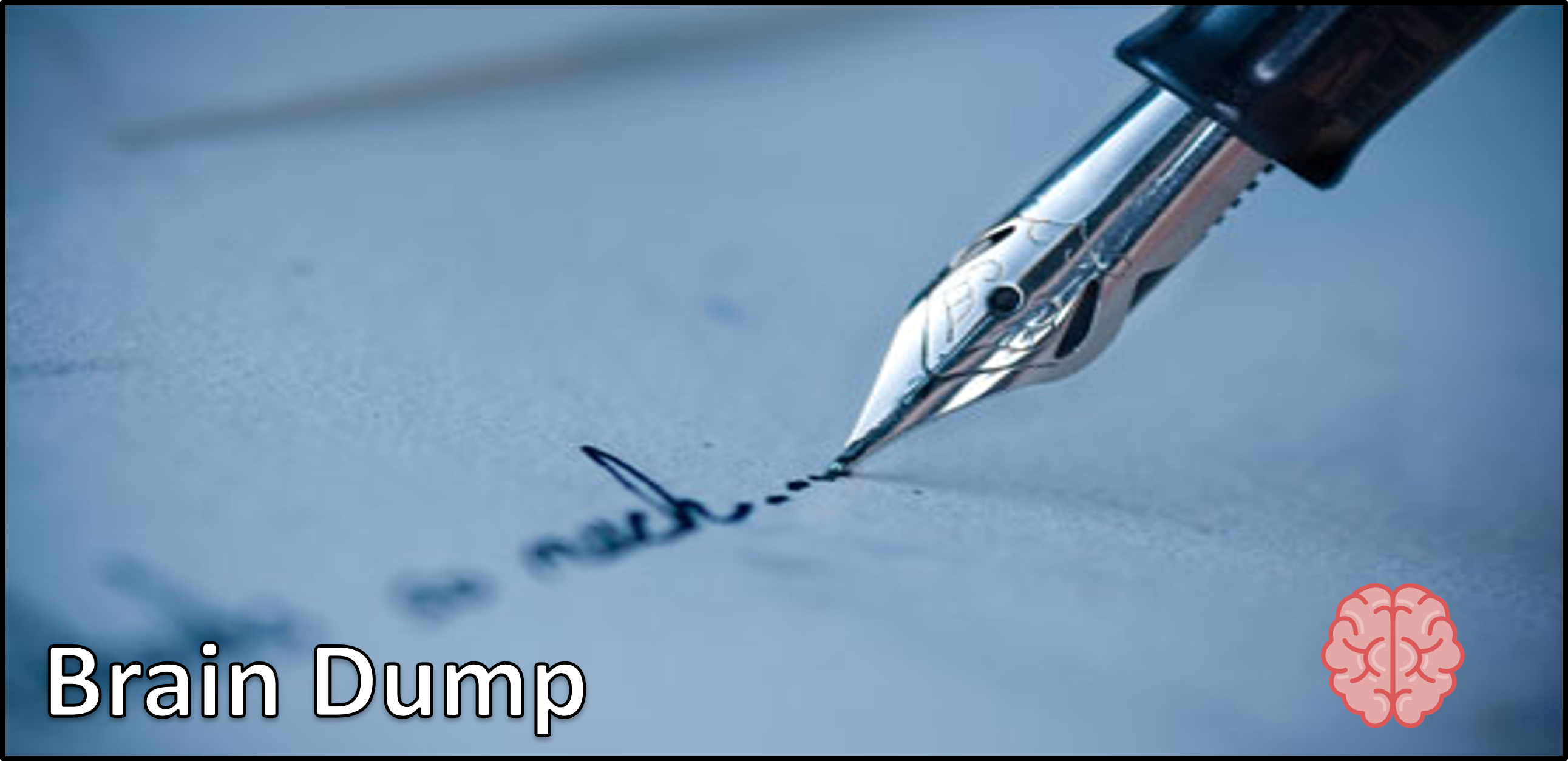 Writing Brain Dump: October 3, 2025