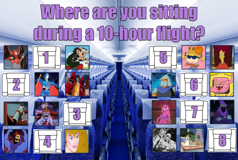 Trapped on an Airplane with 80s/90s Cartoon Villains