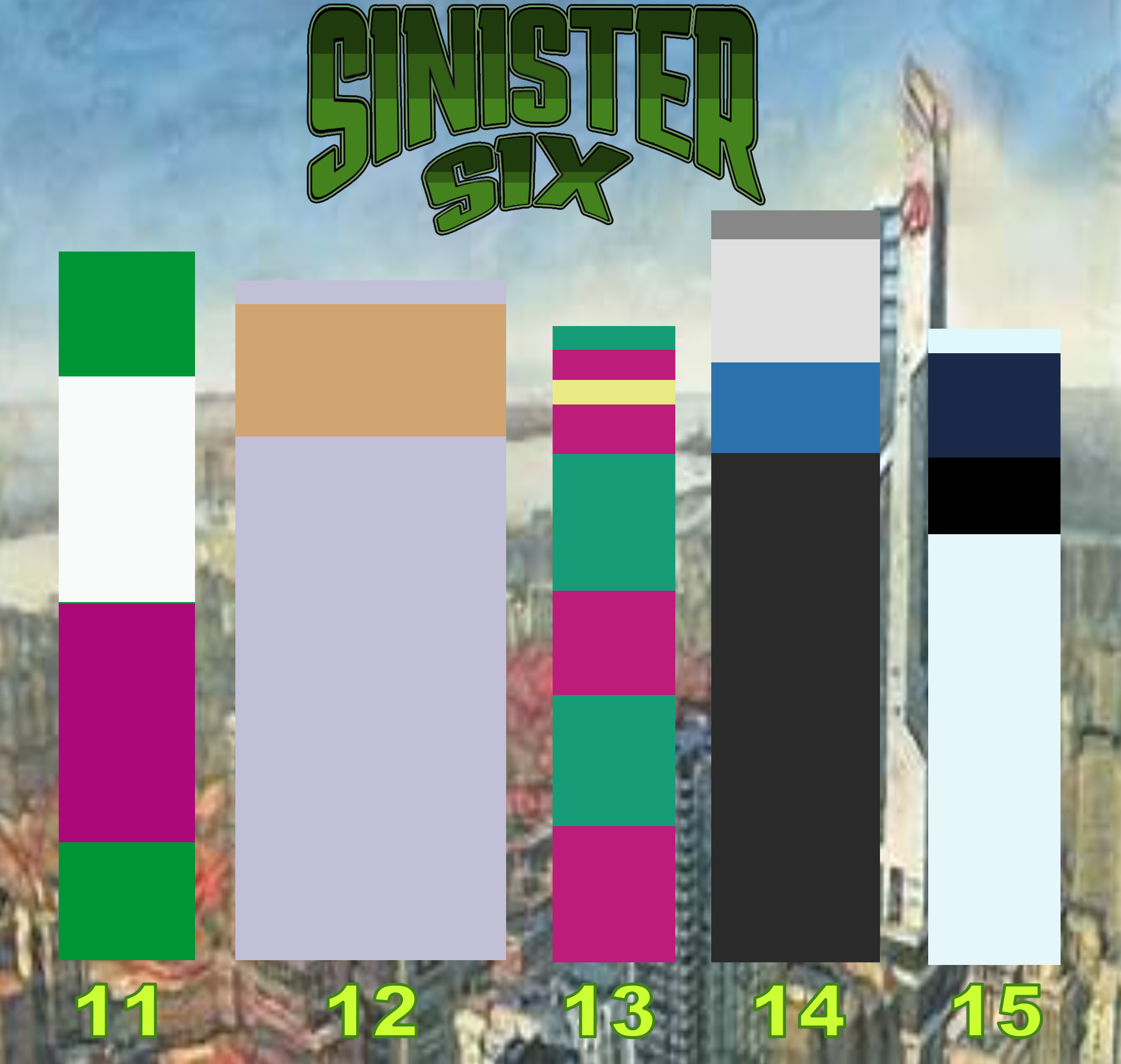 Color Palette: Sinister Six