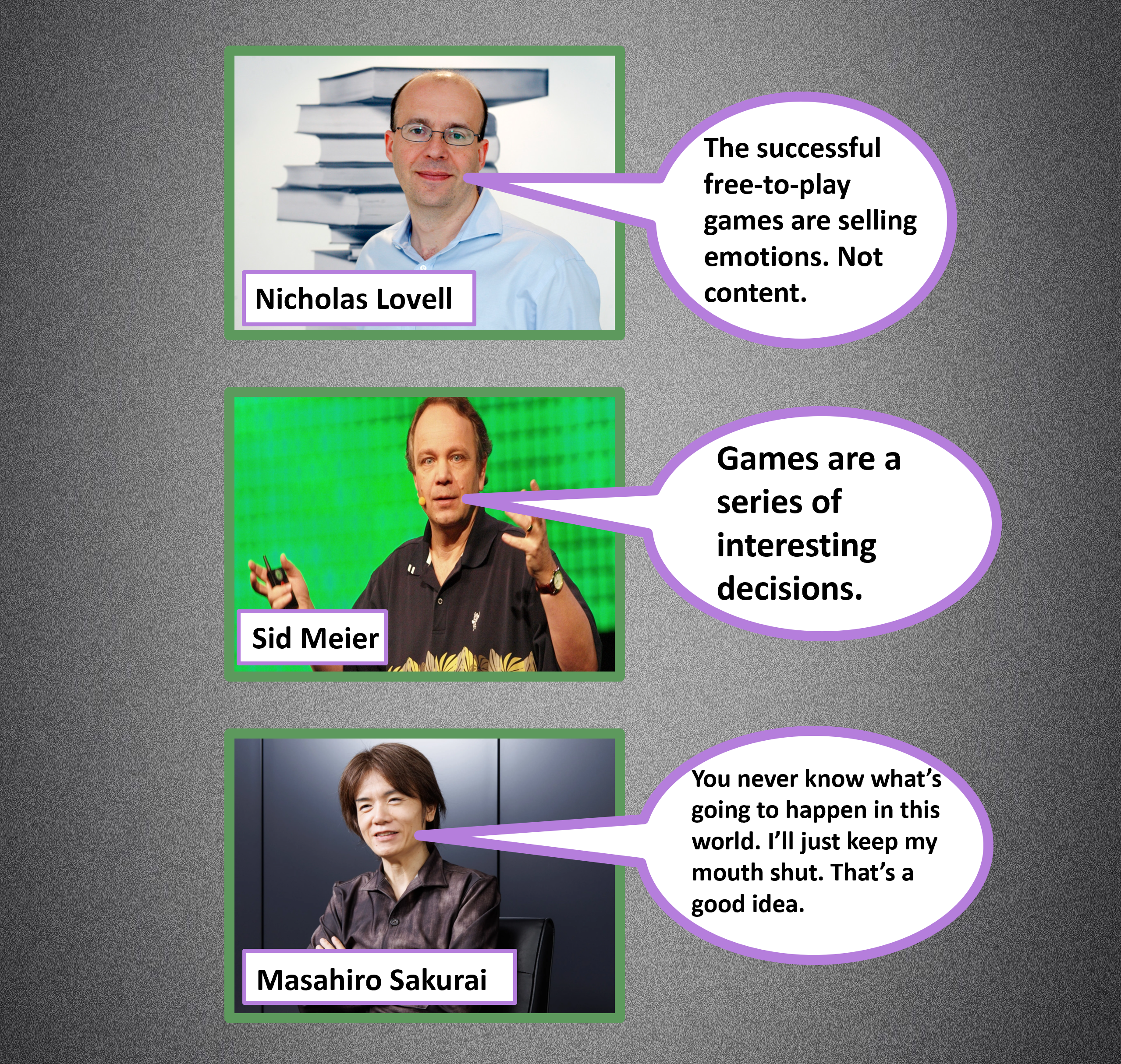 Game Design Quotes 01 Answers